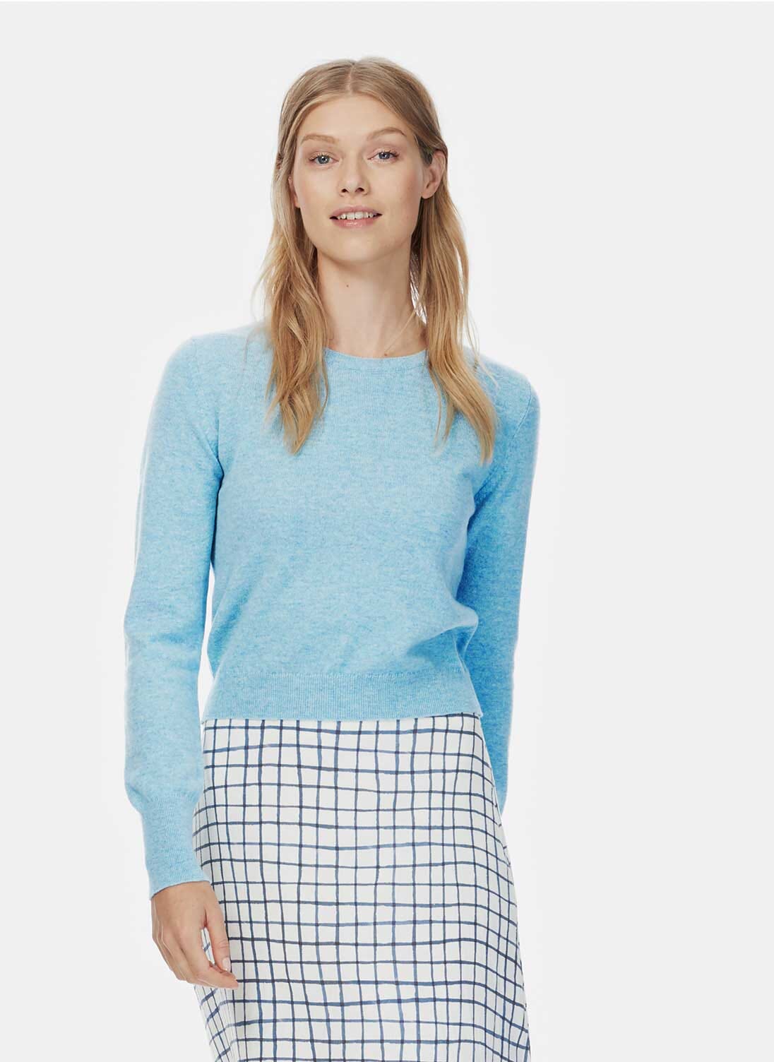 Cashmere Cropped Jumper | Brora.co.uk